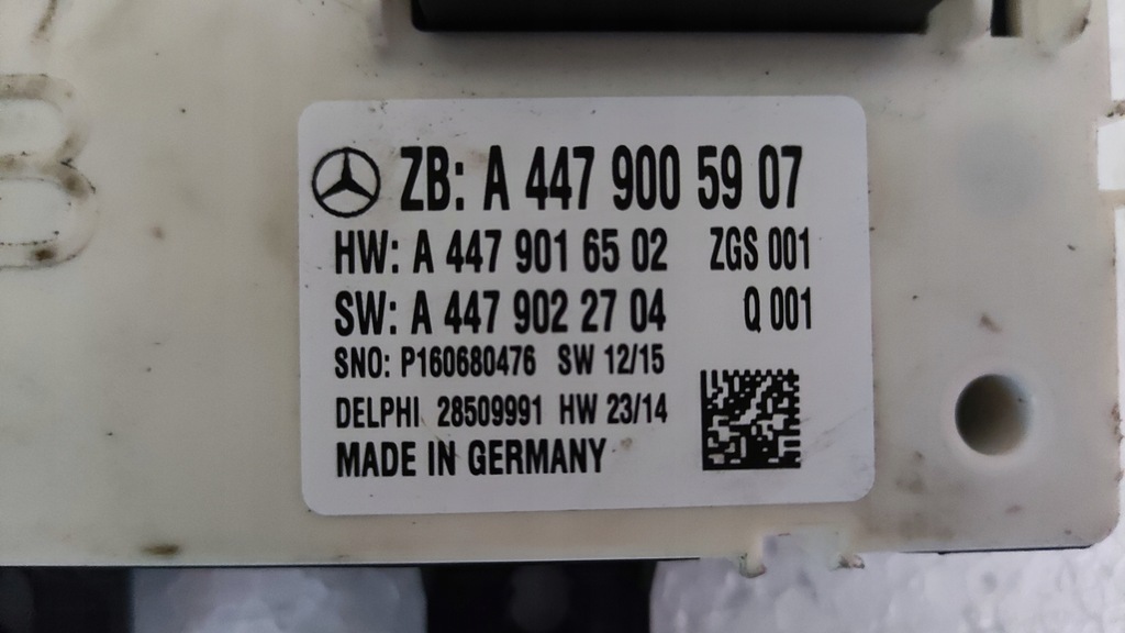 Mercedes V 447 Vito SAM skrzynka BIS 4479005907 - 11880248138 ...