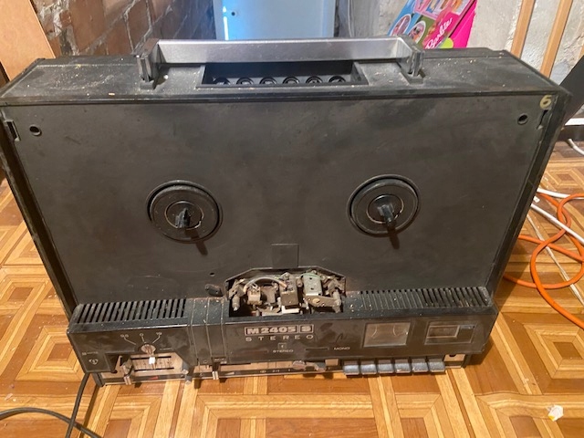 Magnetofon szpulowy Unitra M2405S STEREO - 10949754638 - oficjalne archiwum Allegro