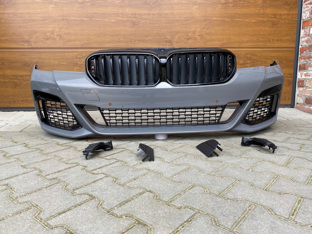 Zderzak Przod przedni M pakiet BMW 5 G30 LCI lift - 13495115960 ...