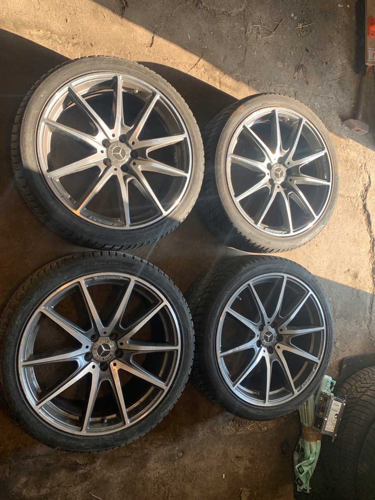 mercedes w222 felgi opony 275/35/20 hankook zima - 14195807321 ...