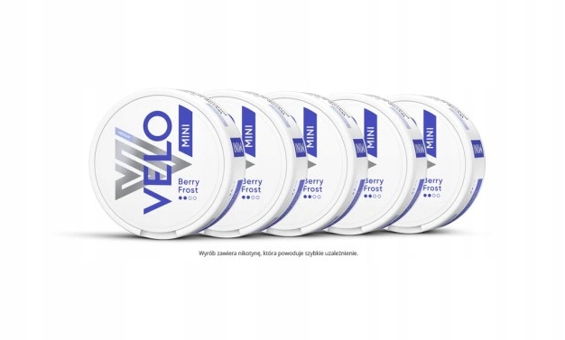 VELO 30x Berry Frost 6mg MINI saszetki nikotynowe - 11886206460 ...