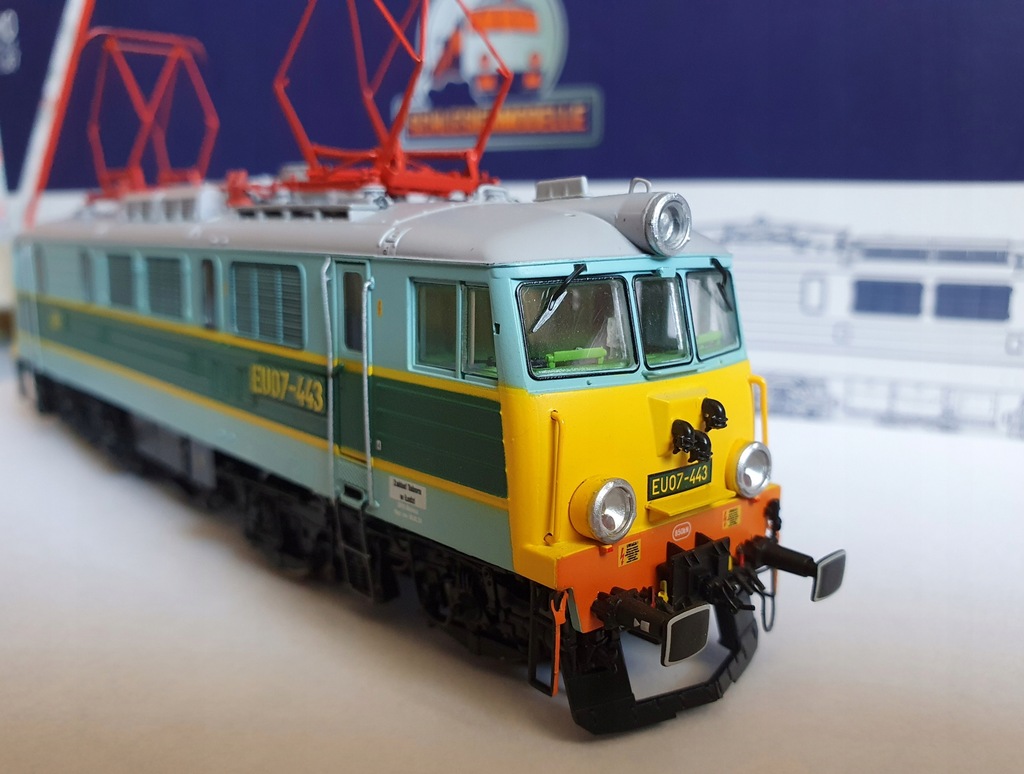 EU07-443, Schlesienmodelle, PKP, Epoka Va- UNIKAT. - 9433897769 - oficjalne archiwum Allegro