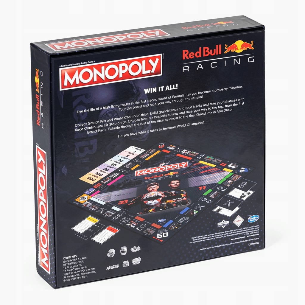 RED BULL Gra Planszowa Monopoly Racing Po ANG 2022 - 12597274896 ...