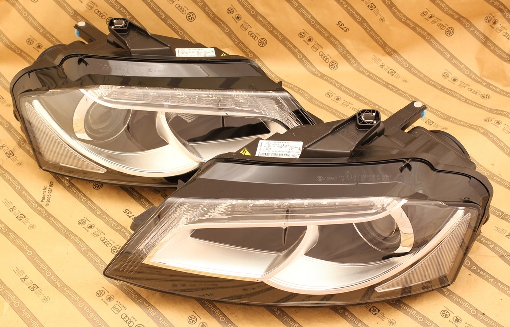 AUDI A3 8P 8P0 FL LIFT 08-13 LAMPA BI-XENON L+R - 11972678475 - oficjalne archiwum Allegro