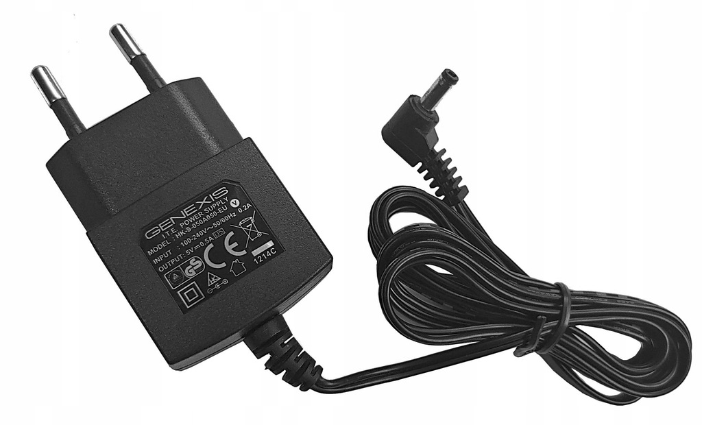 zasilacz ładowarka Genexis 5V 0.5A 500mA 3.9/1.7 - 11812107176 - oficjalne archiwum Allegro