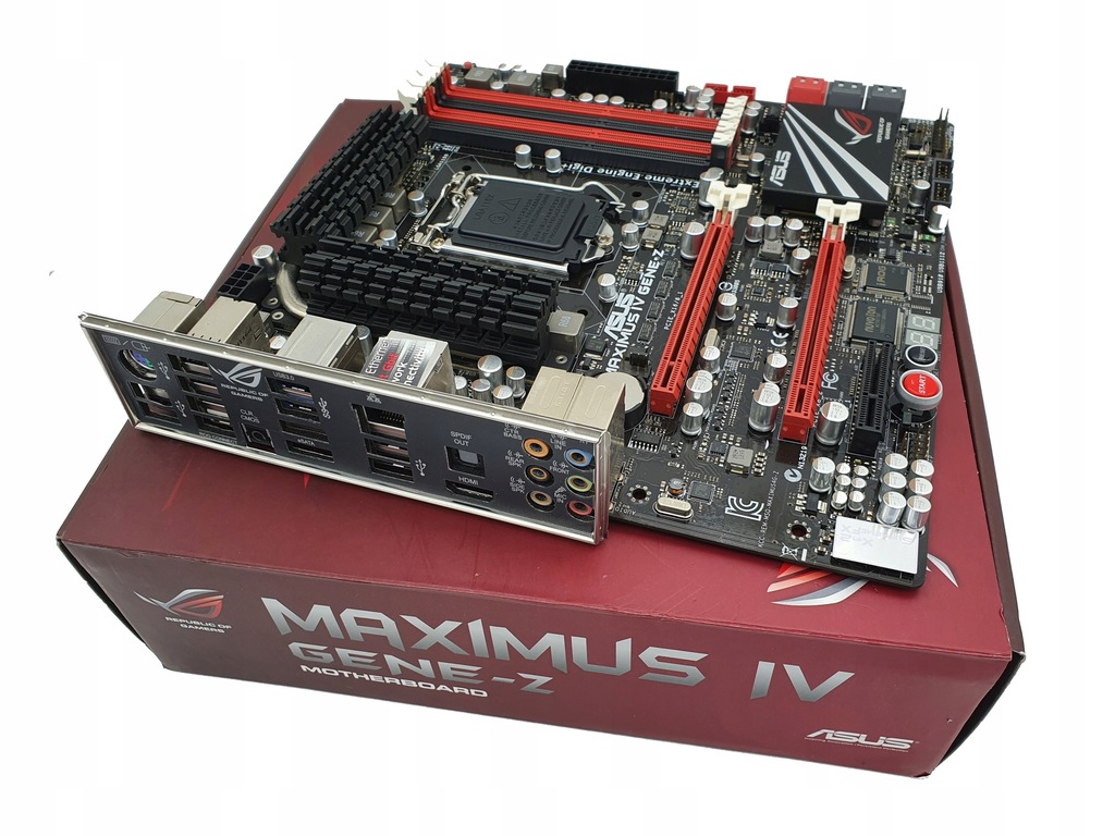 ASUS MAXIMUS IV GENE-Z Z68 s.1155 BOX BIOS Z77 - 13062941768 ...