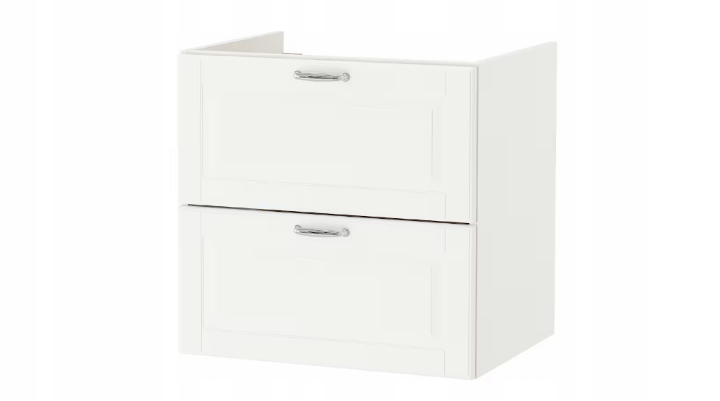 IKEA GODMORGON Szafka pod umywalkę z 2 szufladami, Kasjon biały ...
