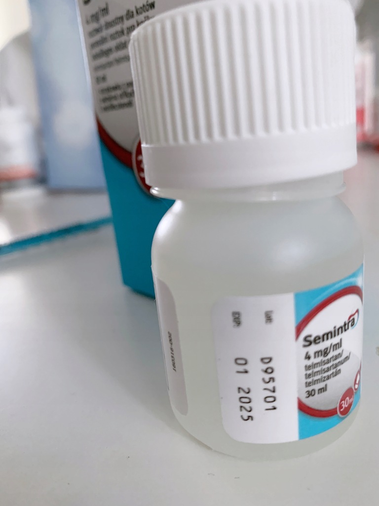 SEMINTRA dla kotów 4 mg/ml ok. 95% z 30ml 01/2025 - 12540300323 ...