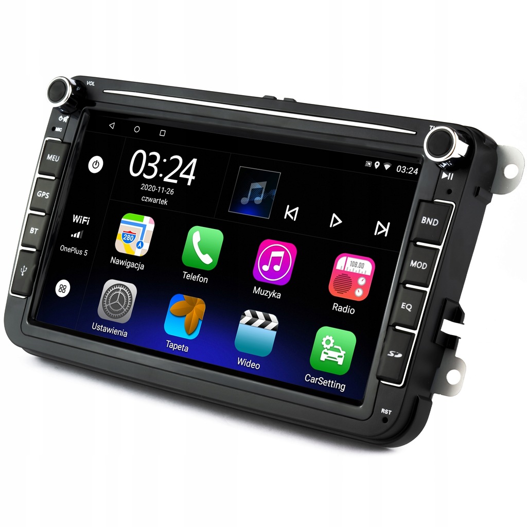 RADIO 2 DIN ANDROID VW GOLF V VI 5 6 PASSAT B6 B7 - 12962429997 - oficjalne archiwum Allegro