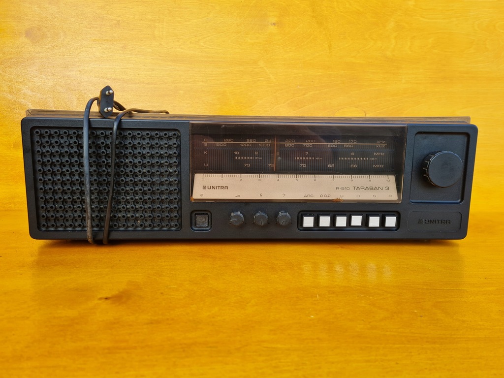 STARE POLSKIE UŻYWANE RADIO TARABAN Z PRL UNITRA - 14610185954 ...