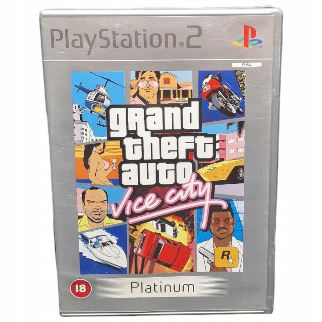 GTA Vice City, GTA VC, Grand Theft Auto Vice City PlayStation 2 (PS2 ...