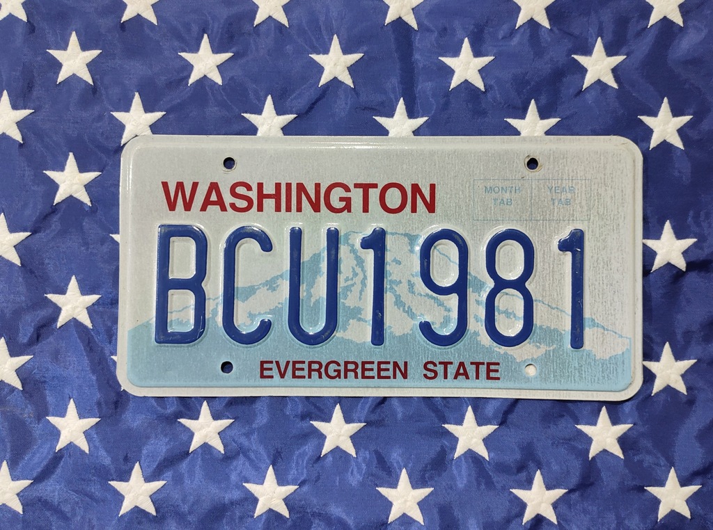 Tablica rejestracyjna USA - Washington - 14255097863 - oficjalne archiwum Allegro