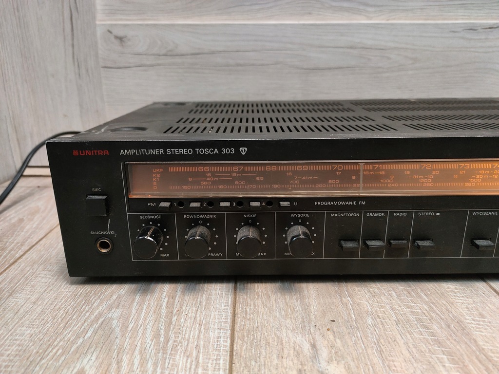 Amplituner UNITRA TOSCA 303 - 13476229832 - oficjalne archiwum Allegro