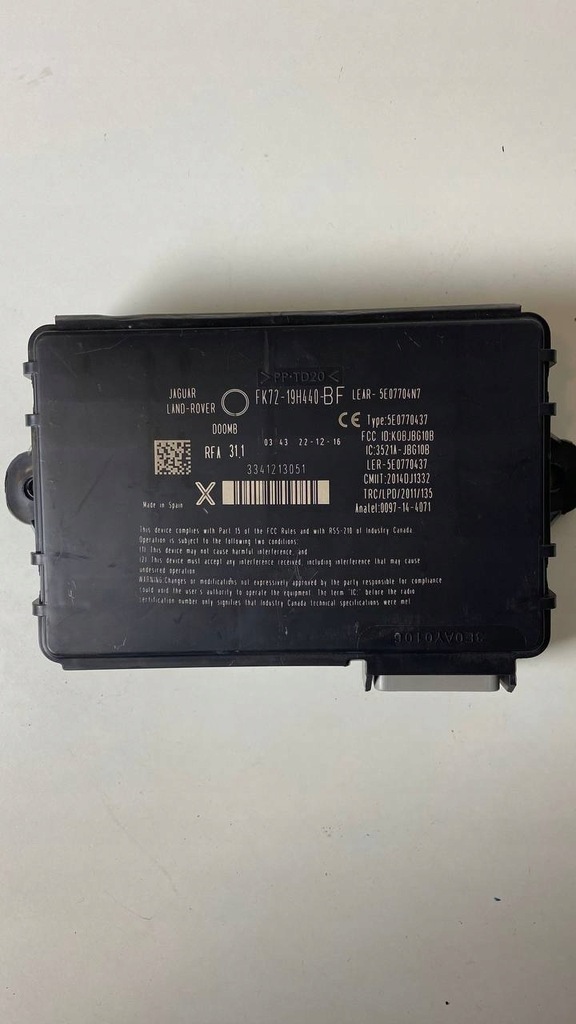 STEROWNIK MODUŁ KEYLESS RANGE L550 FK72-19H440-BF - 12944978257 ...