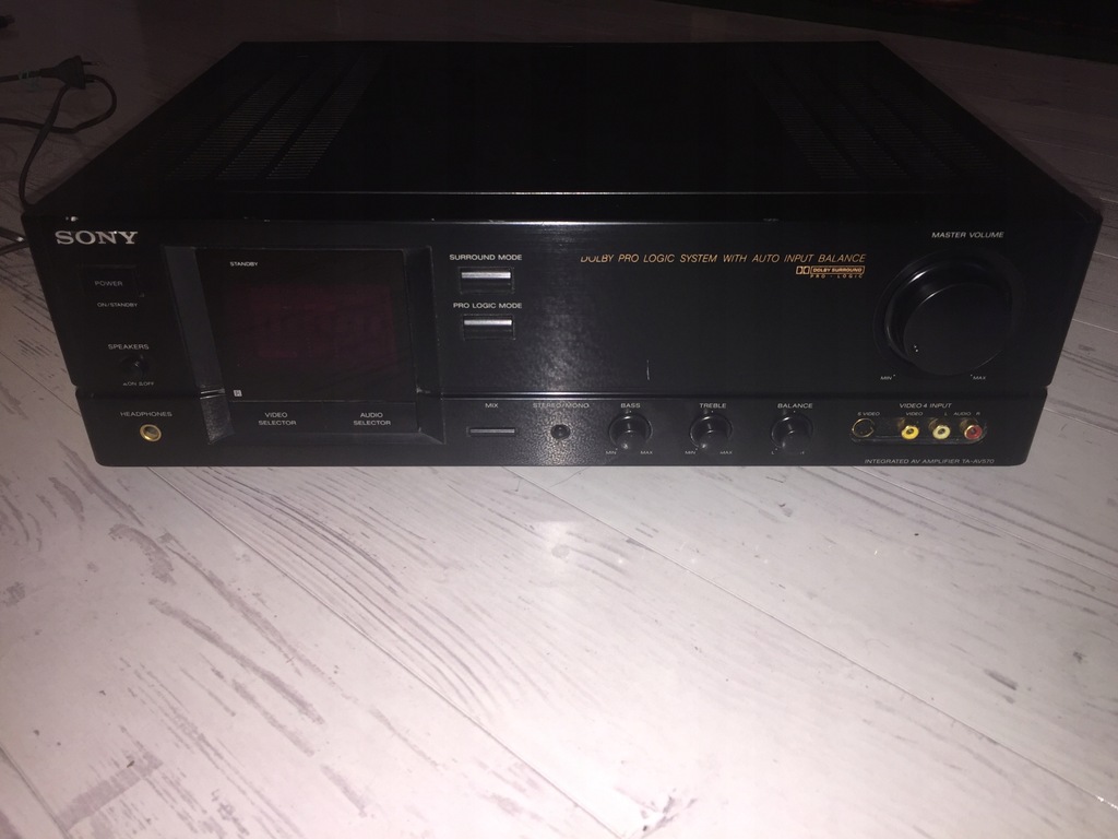 SUPER WZMACNIACZ SONY TA-AV570 - 7489551824 - oficjalne archiwum Allegro