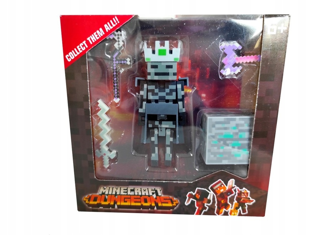 Minecraft Szkielet Szkieletor Czarny - 12862896094 - oficjalne archiwum ...