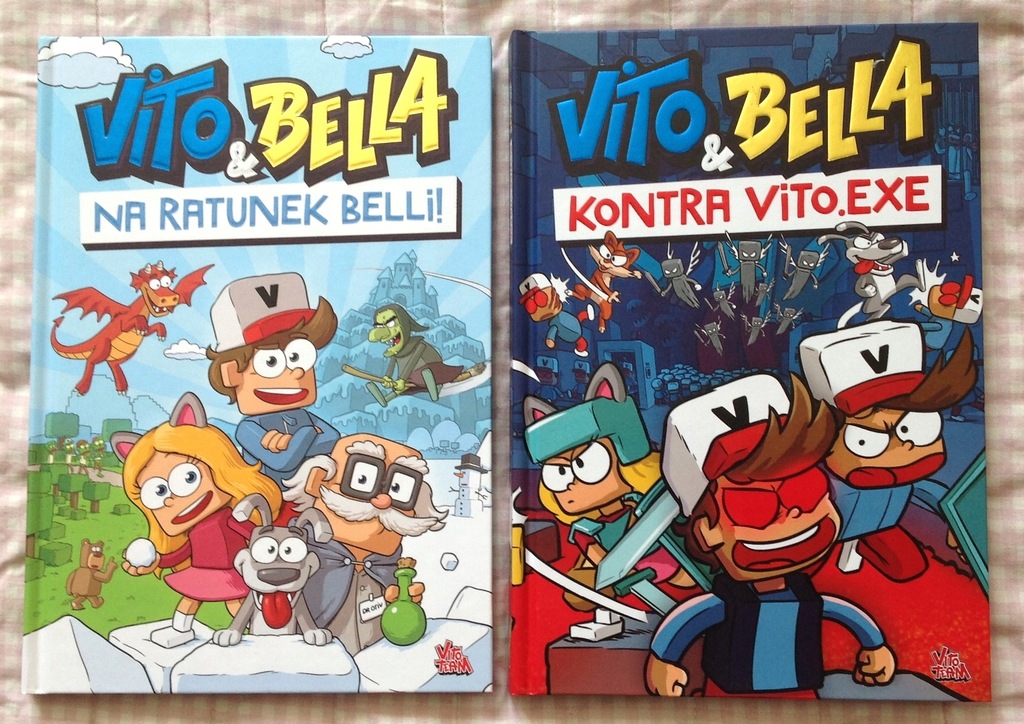 VITO i BELLA 2 x komiks z autografem + dodatki - 12176424960 ...