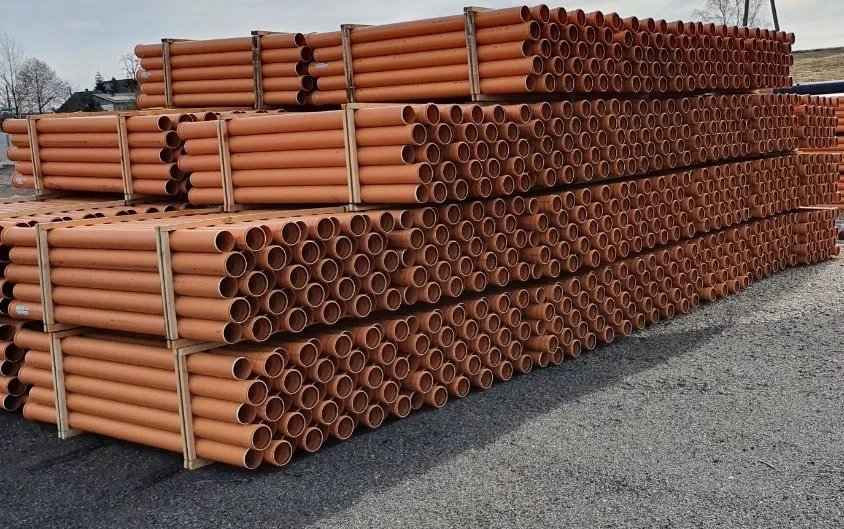 RURA Kanalizacyjna PCV 400 PVC Oranż Kanalizacyjne - 10487479489 ...