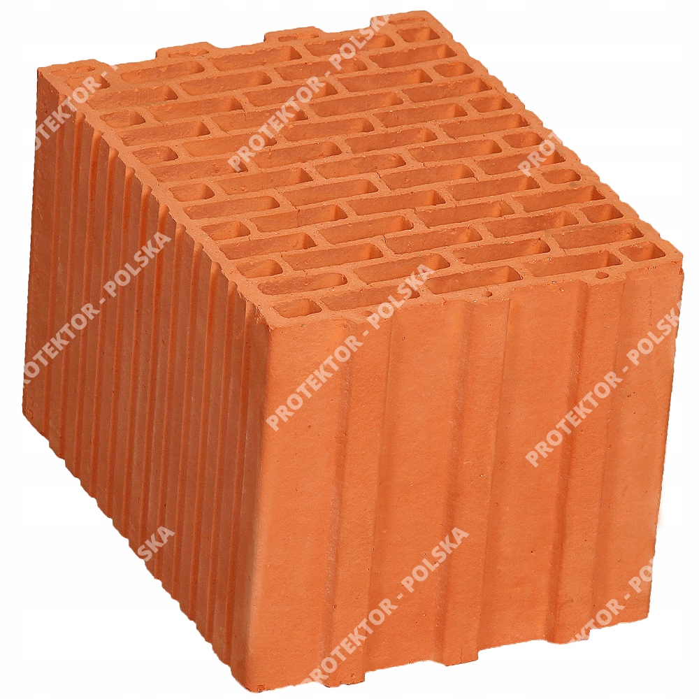 TERMOTON Cegła Ceramiczna 25cm dziurawka konstrukcja murowanie pustak ...