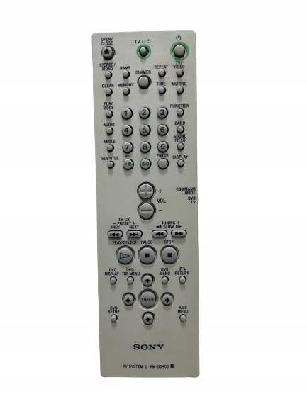 PILOT SONY RM-SS400 ORYGINAŁ - 10759491120 - oficjalne archiwum Allegro