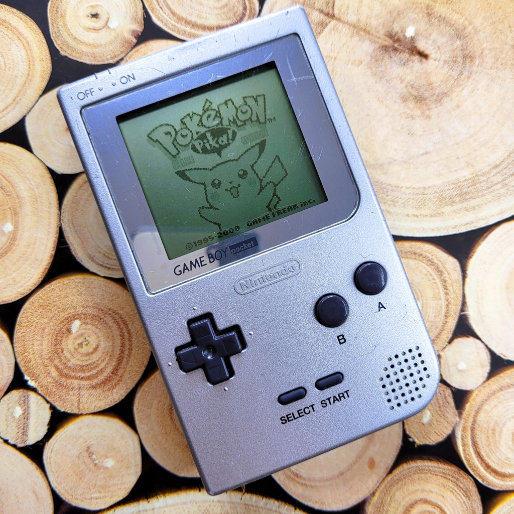 Konsola NINTENDO GAME BOY POCKET SILVER Srebrna Game Boy Classic Stan 6 ...