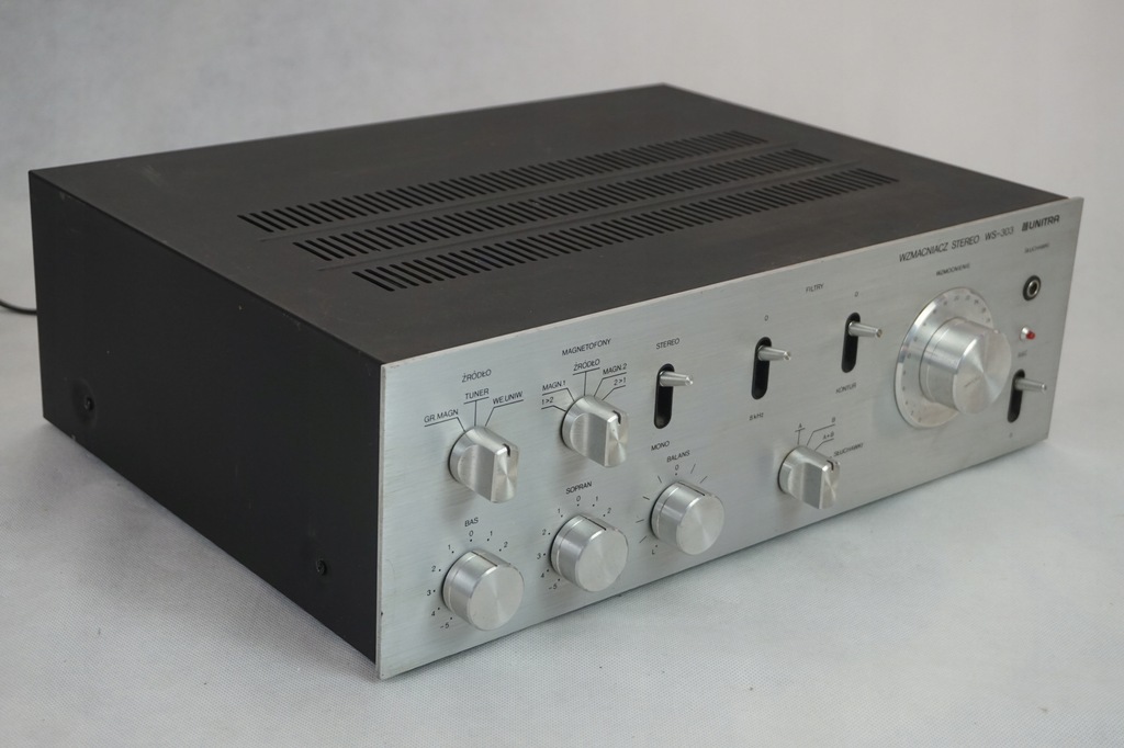 Wzmacniacz Unitra Fonica WS-303 Vintage Warszawa - 11847311364 - oficjalne archiwum Allegro