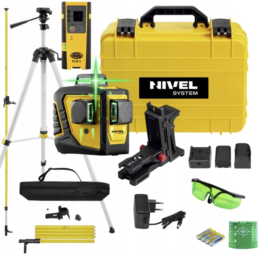NIVEL SYSTEM CL3D-G LASER KRZYŻOWY 360 ZIELONY - 10936058121 ...