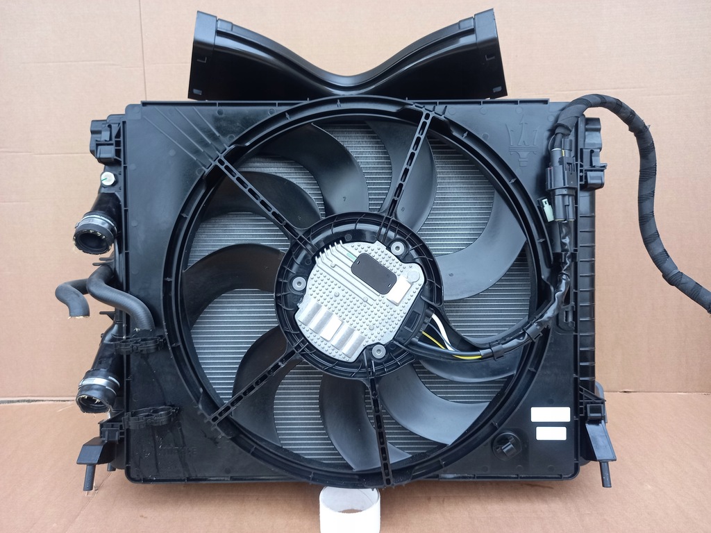 KOMPLET CHŁODNIC WENTYLATOR MASERATI GHIBLI USA 3.0i 2016 ...