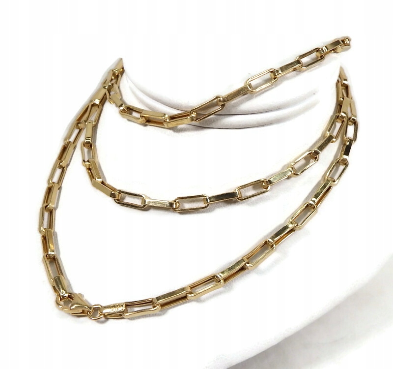 ZŁOTY ŁAŃCUSZEK ANKIER KUTY 63 cm 585/14KT - 14328687673 - oficjalne archiwum Allegro