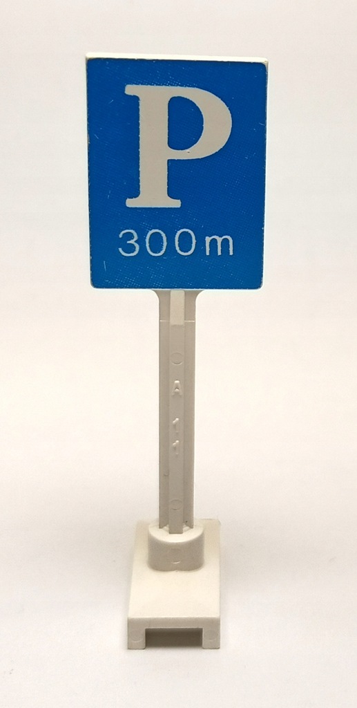 LEGO 675p01 znak drogowy parking nadruk P 300m - 13342445607 ...