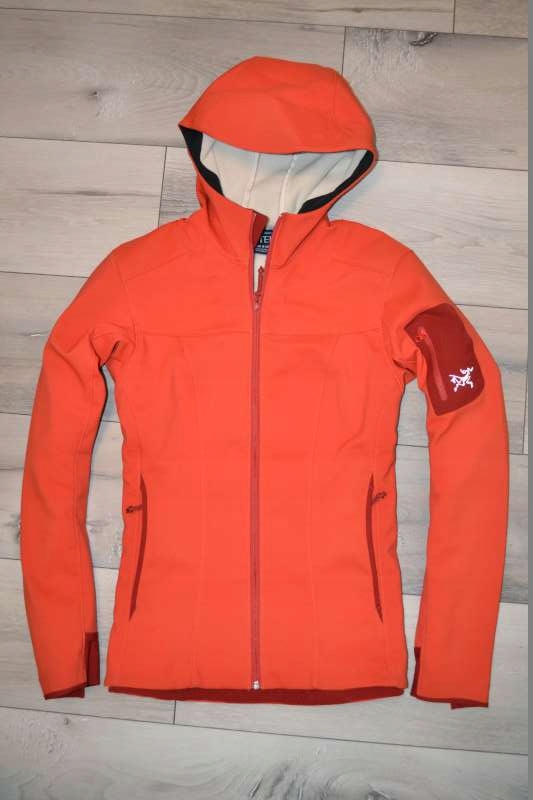 ARCTERYX softshell damski z kapturem r. S - 12630029456 - oficjalne ...