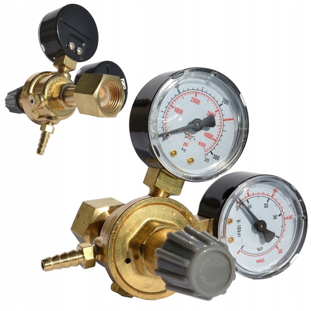 REDUKTOR CIŚNIENIOWY CO2 ARGON DO BUTLI MIG MAG - 9437227634 - oficjalne archiwum Allegro