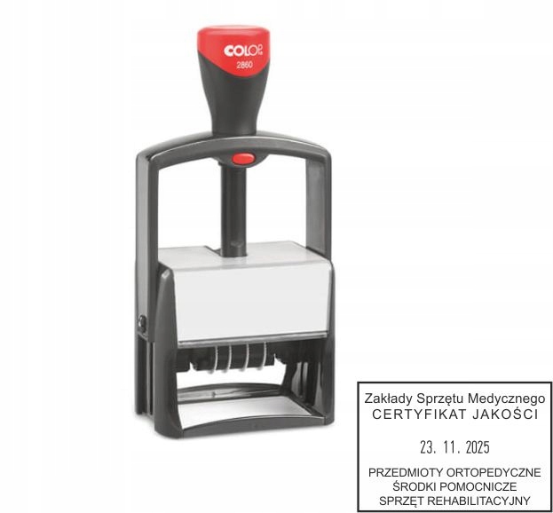 PIECZĄTKA DATOWNIK METALOWY COLOP do 8 linii- 24H - 10005907895 ...