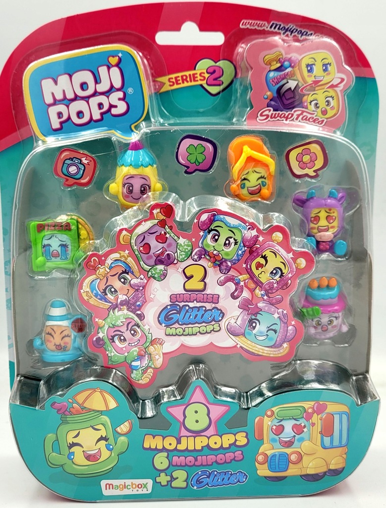 Moji Pops MojiPops adventure 8 figurek figurki - 13684401613 ...
