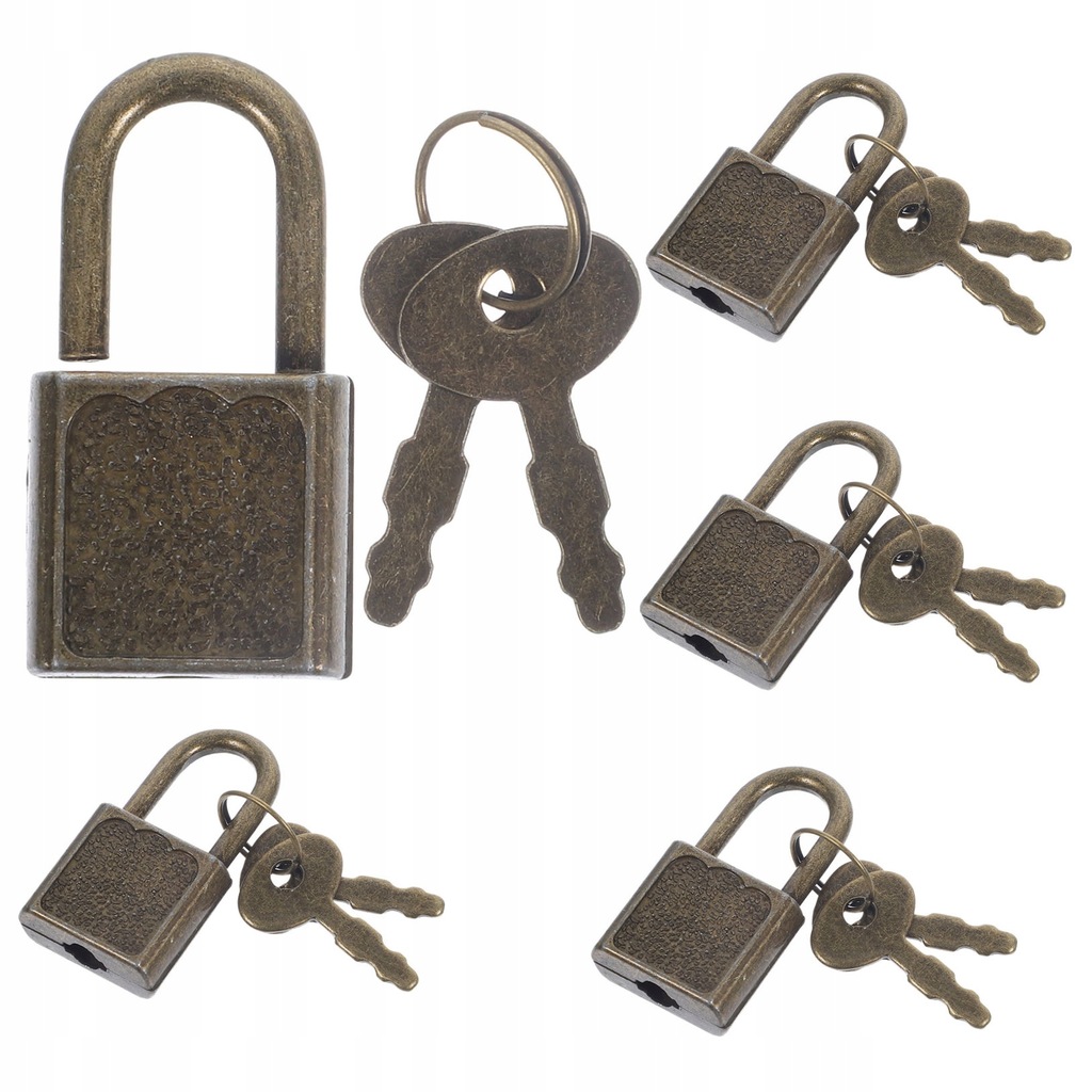 5 Sets of Treasure Box Lock with Key Plastic Lock - 14384846309 ...