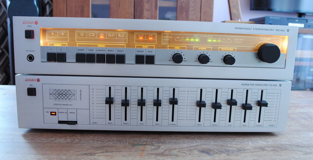 UNITRA DIORA WS 442 wzmacniacz stereo, HIFI. - 9437737458 - oficjalne archiwum Allegro