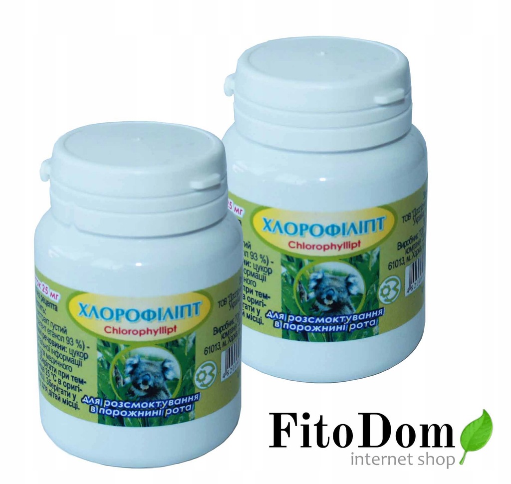 CHLOROFILLIPT 40 TABLETEK NATURALNY ANTYBIOTYK - 7669227085 - oficjalne ...