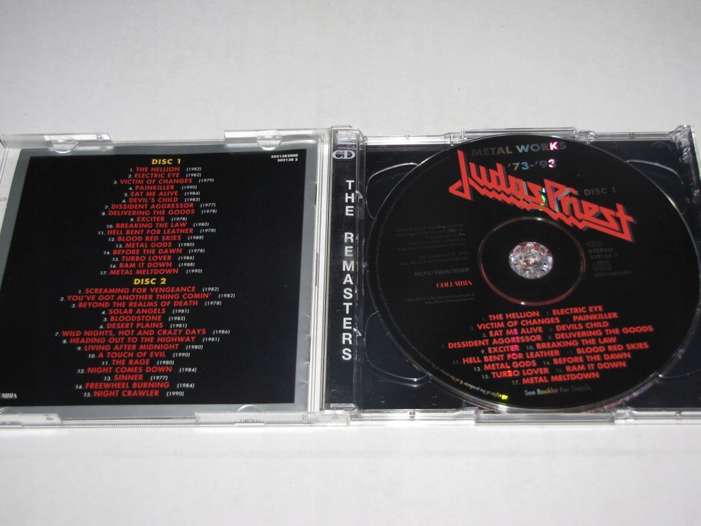 JUDAS PRIEST - METAL WORKS '73-'93 (2cd) - 11691648038 - oficjalne ...