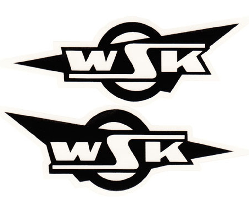 Naklejka Naklejki na Bak Zbiornik Paliwa WSK 125 - 12245552479 - oficjalne archiwum Allegro