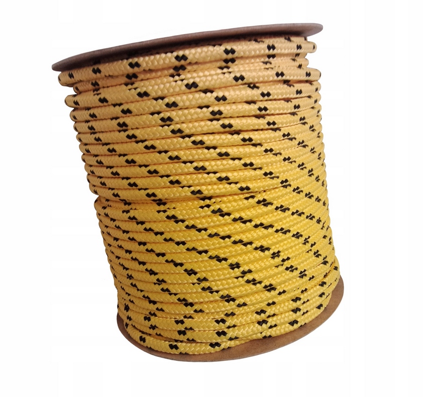 Sznur linka lina polipropylenowa pleciona 8mm 100m - 13888176859 - oficjalne archiwum Allegro