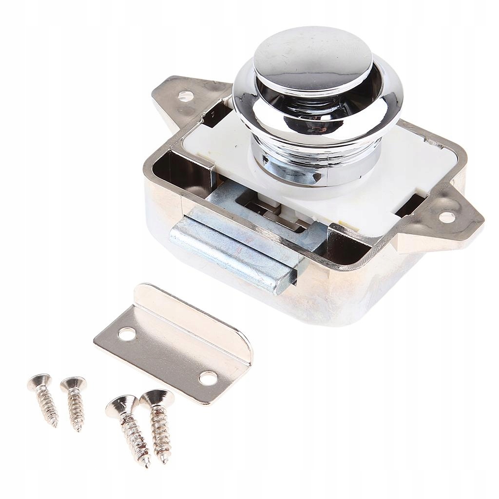 Zamek zatrzaskowy do drzwi Srebro - 12139239096 - oficjalne archiwum Allegro