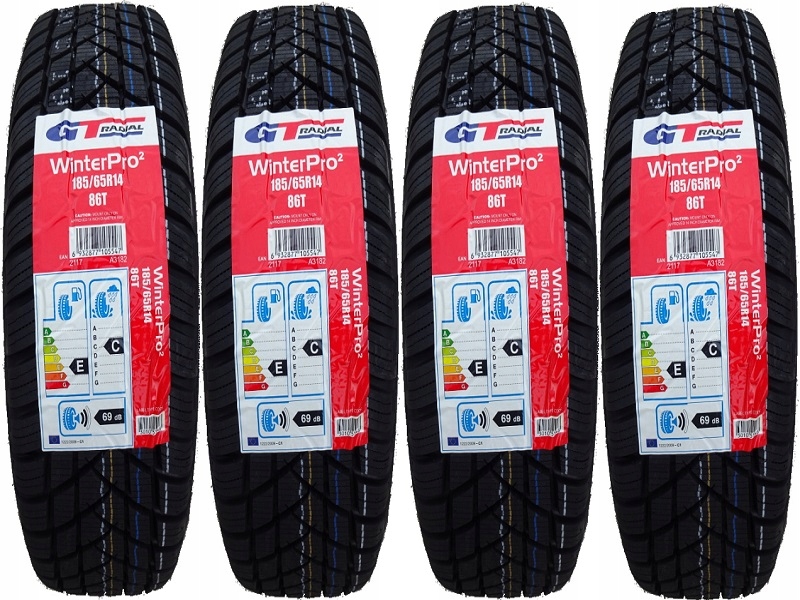 4x OPONY ZIMOWE GT RADIAL 185/65R14 WINTER PRO 2 - 7539478791 - oficjalne archiwum Allegro