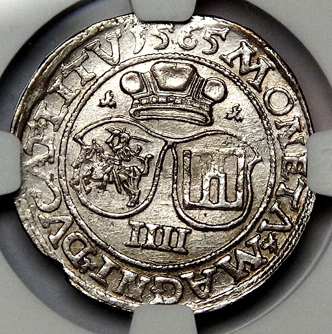 pk czworak 1565 L/LITV - rzadki i piękny NGC MS61 - 12541781803 - oficjalne archiwum Allegro