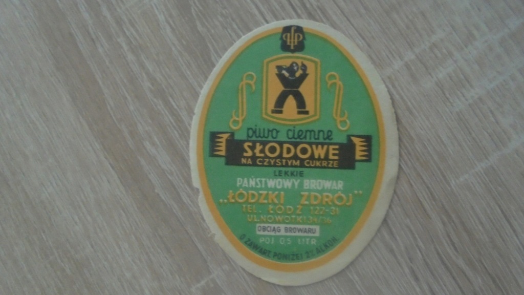 Stara etykieta browar Łódź - 12645913067 - oficjalne archiwum Allegro