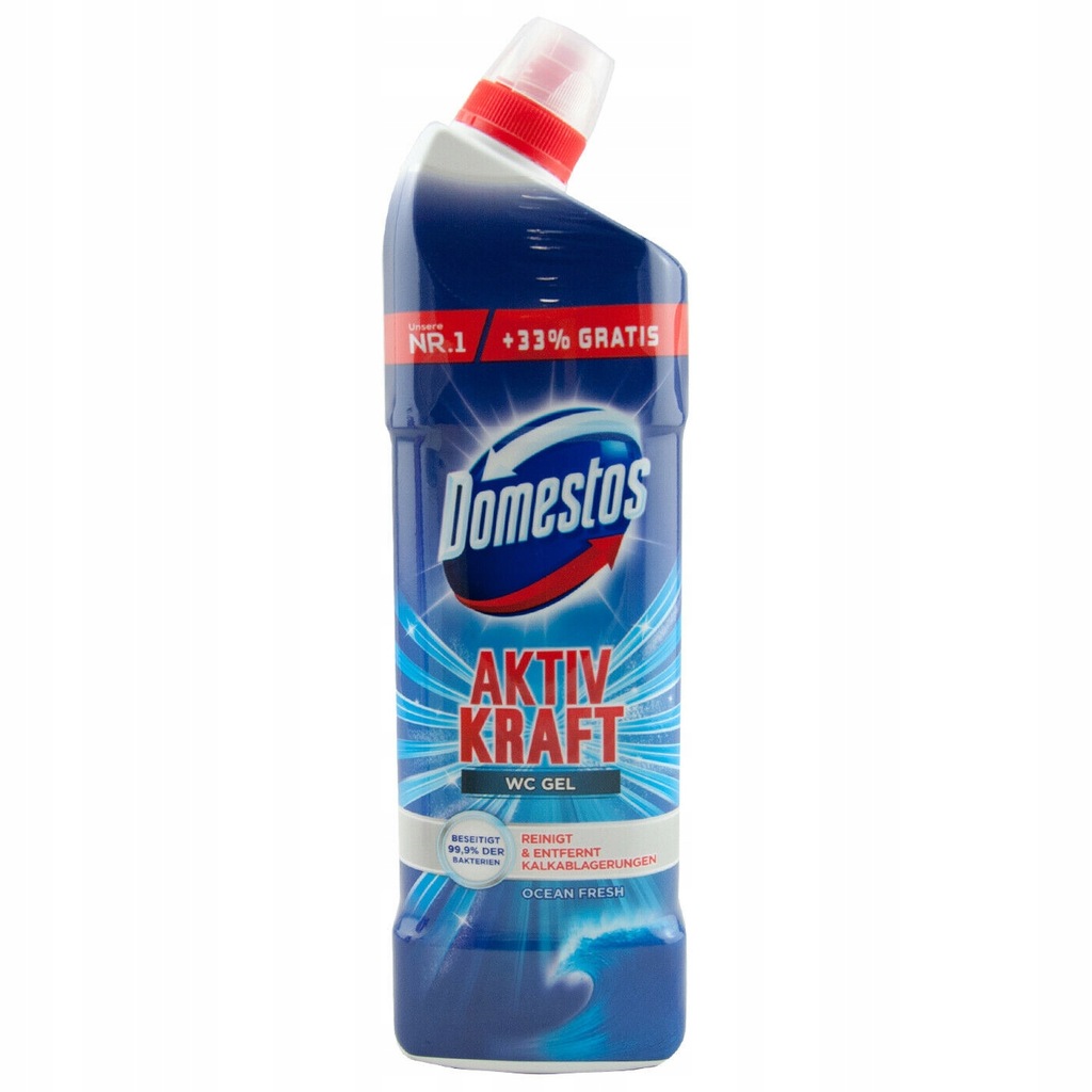 Żel do czyszczenia WC Domestos Aktiv Kraft 1 l.! - 11834951950 ...