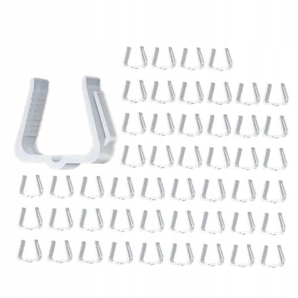 50Pcs Christmas Light Clips U Shape Outside Gutter Clip Hooks Mini ...