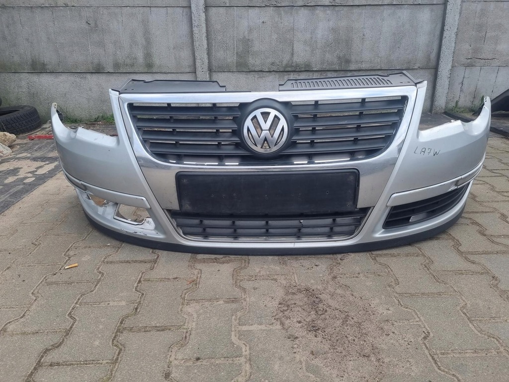 Zderzak przod grill VW PASSAT B6 KOMBI LA7W kompletny - 15290407631 - oficjalne archiwum Allegro