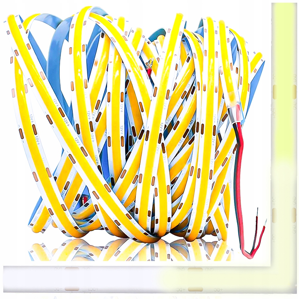 Taśma LED NEON COB 12V 12W/m 8mm BIAŁA 3 barwy 1M - 12460602753 ...