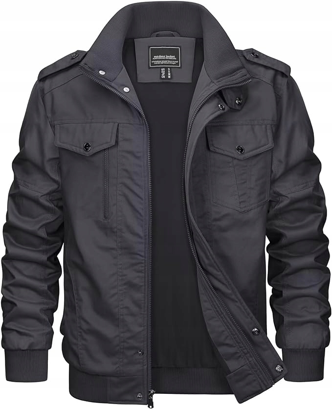 KEFITEVD BAWEŁNIANA KURTKA PRZEJŚCIOWA MILITARY OUTDOOR MEN NOWA L - 14870005396 - oficjalne ...