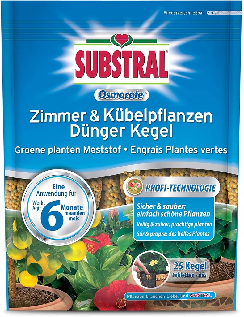 Substral Osmocote rośliny doniczkowe, pokojowe - 9567225866 - oficjalne ...